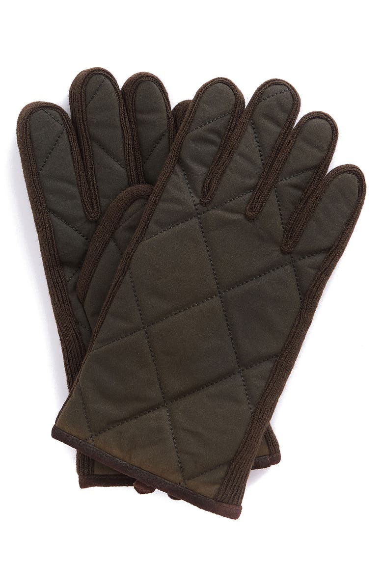 Barbour Winterdale Wax Cotton Gloves | Nordstromrack