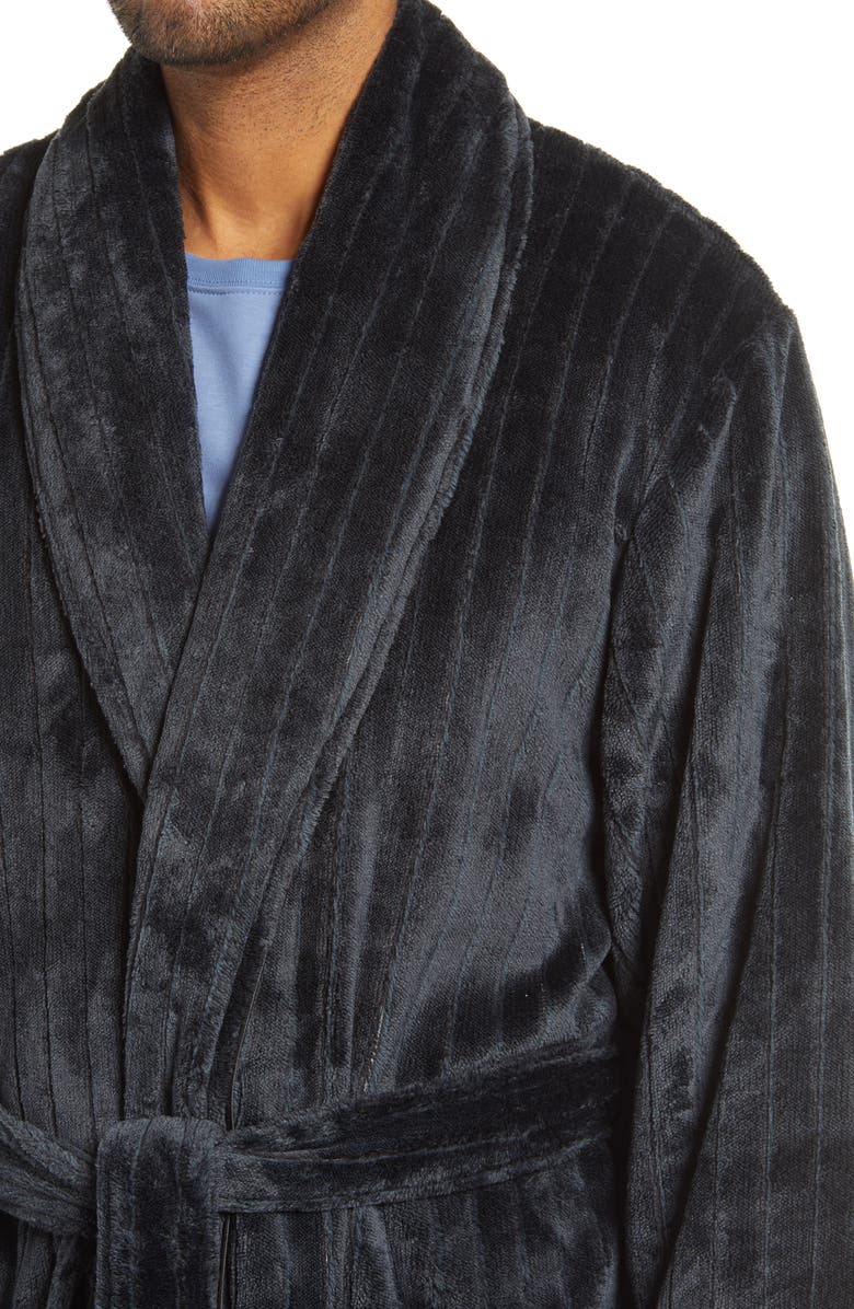 Daniel Buchler Stripe Cut Velour Robe | Nordstromrack