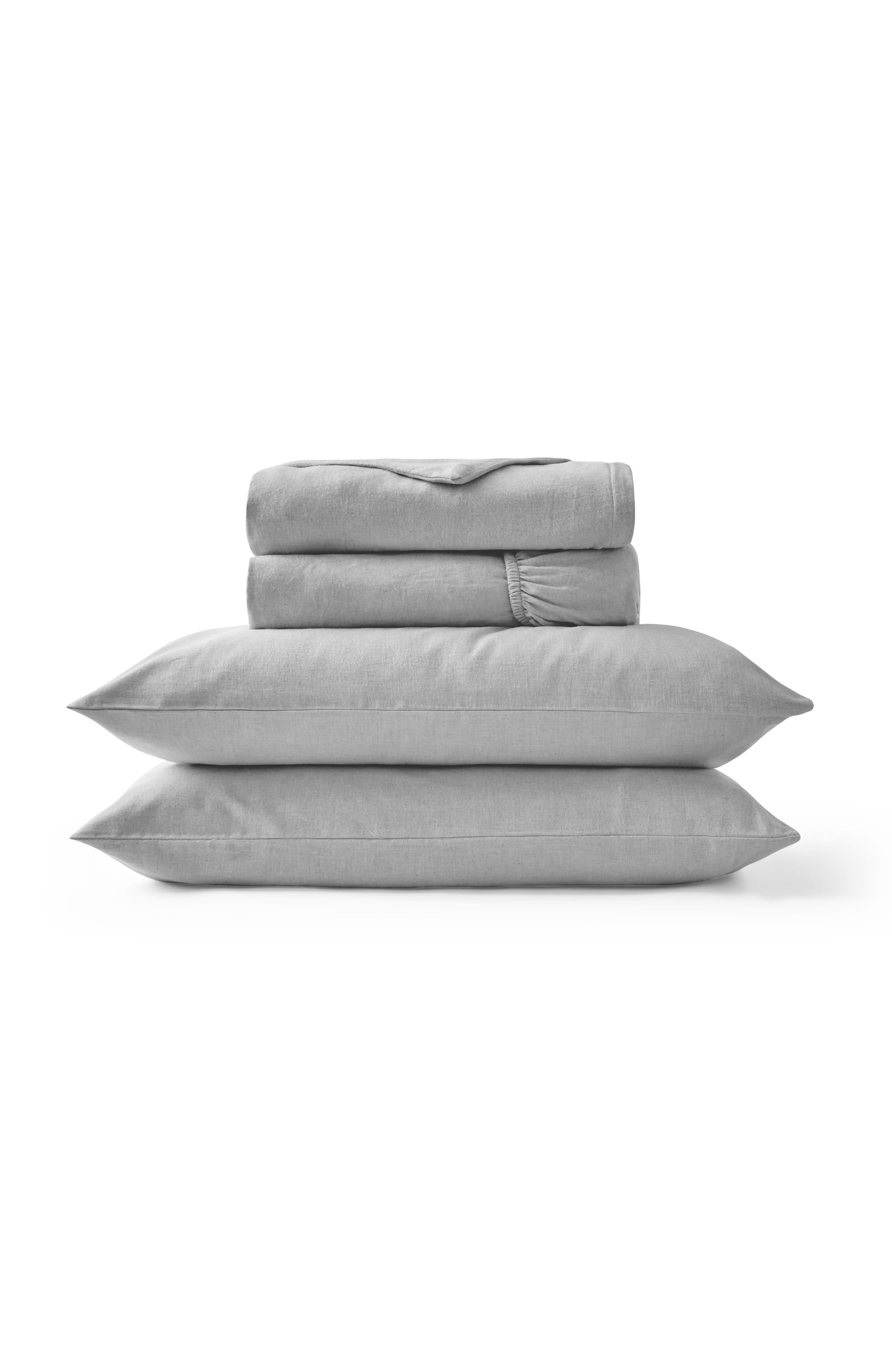 CHRISTY Flannel Marl Brushed Cotton Sheet Set Bundles | Nordstrom