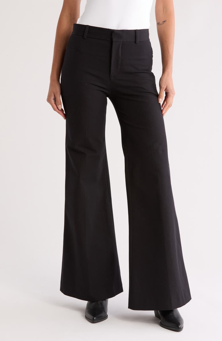 FRAME Stretch Cotton Wide Leg Pants | Nordstromrack
