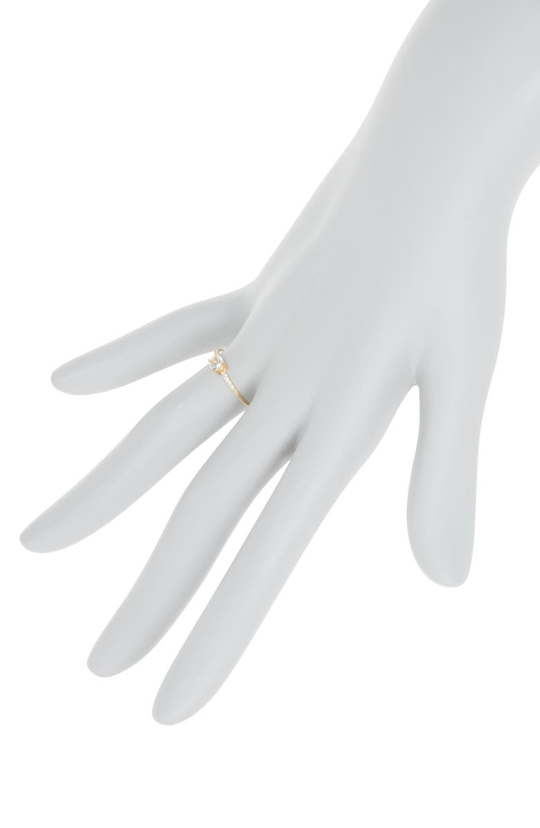 Bony Levy 18K Yellow Gold Blue Topaz & Diamond Ring | Nordstromrack