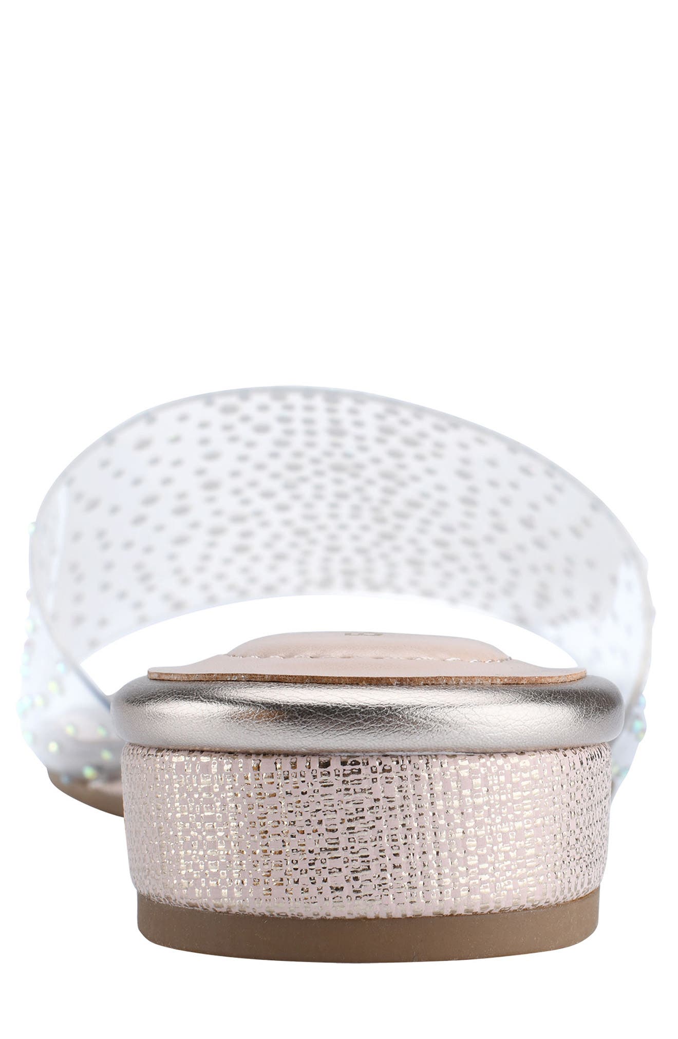 Bandolino Kenzo Clear Embellished Slide Sandal (Women) | Nordstromrack