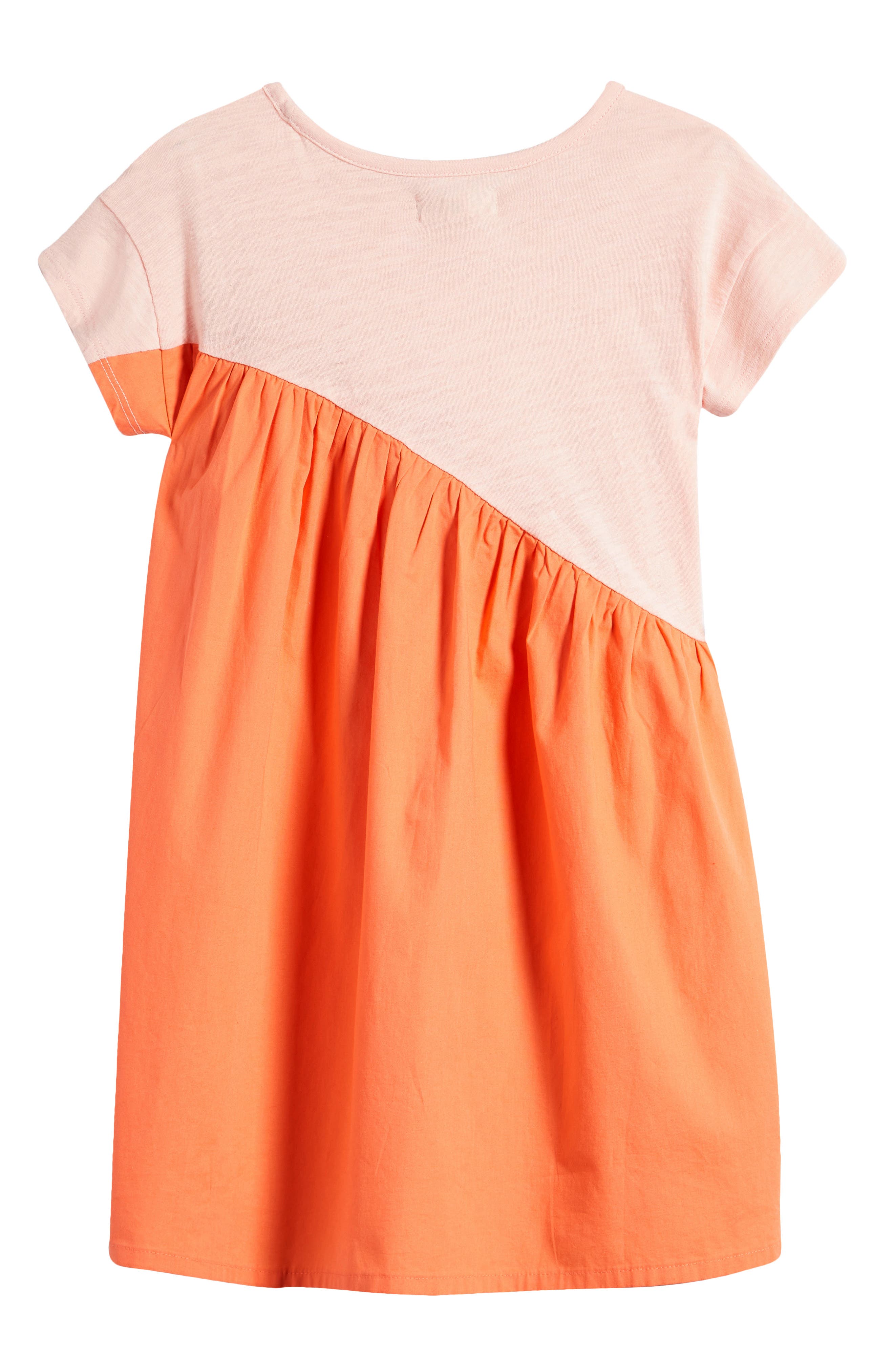 Tucker + Tate Kids' Colorblock Mixed Media Dress | Nordstromrack