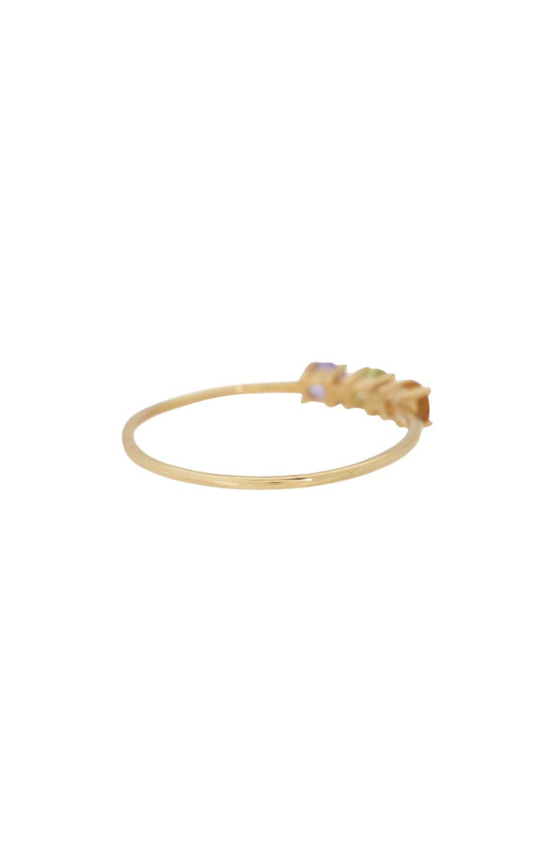 Bony Levy 18K Gold Mixed Color Triple Stone Ring | Nordstromrack
