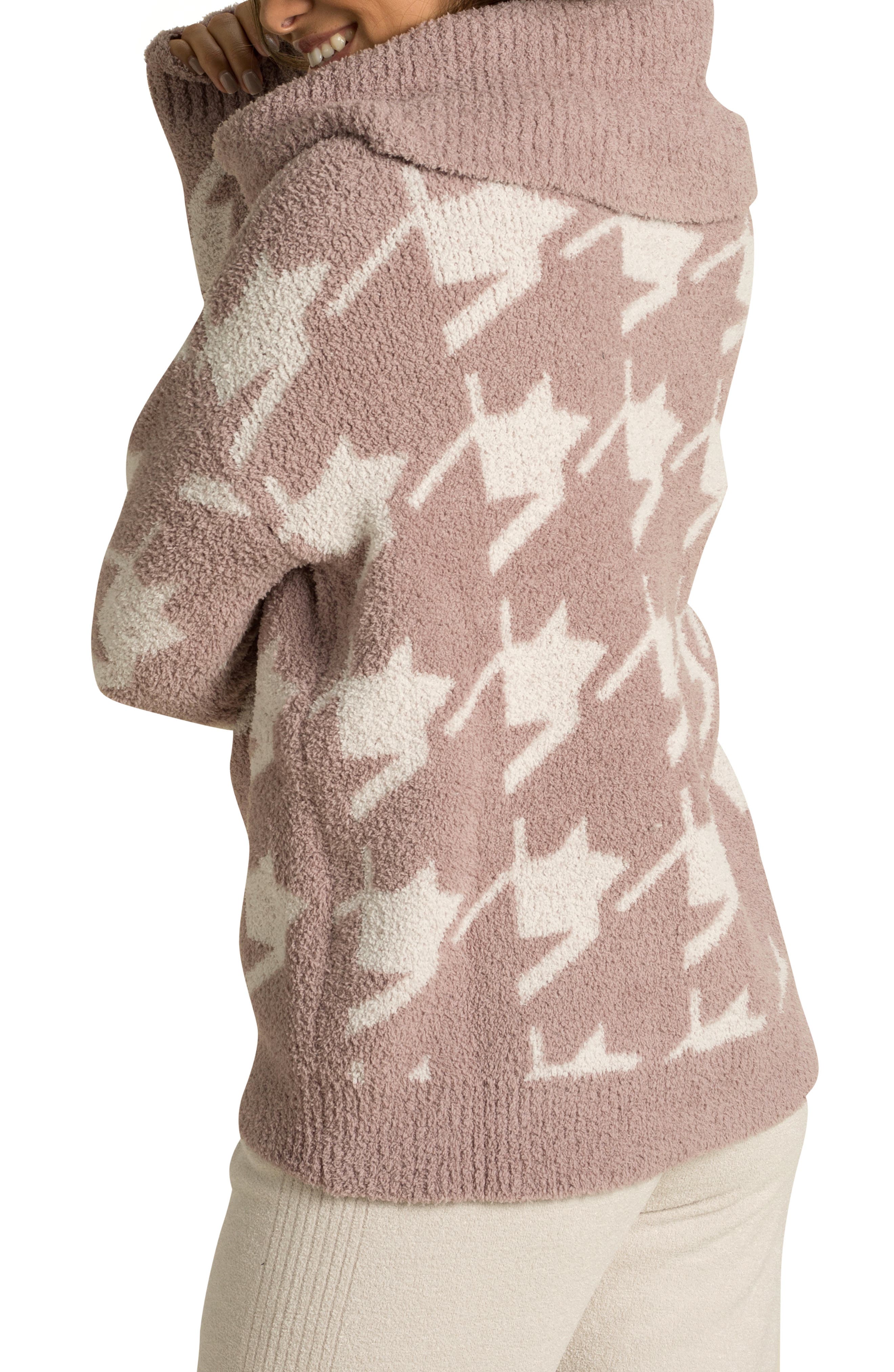 Barefoot Dreams® CozyChic™ Houndstooth Pullover | Nordstromrack