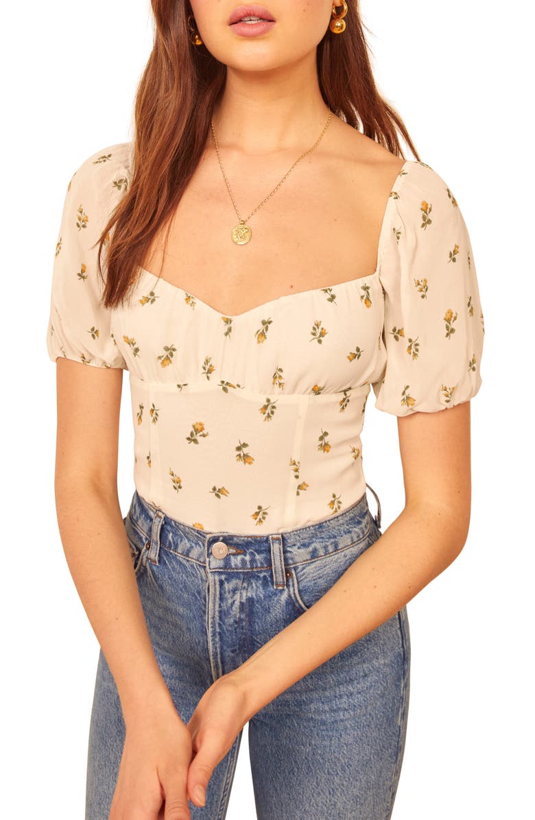 Reformation Berry Crop Top | Nordstrom