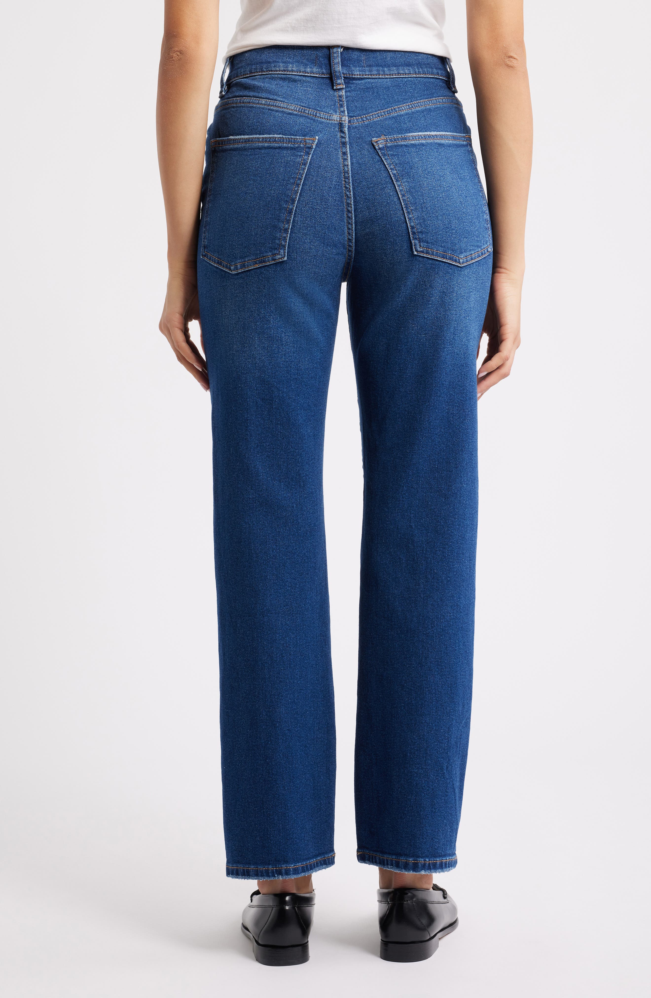 WARP+WEFT ASE High Waist Straight Leg Jeans | Nordstrom