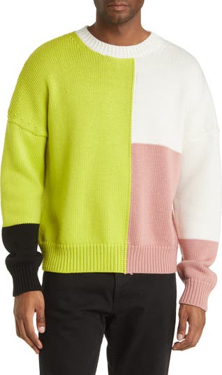 FRAME Gender Inclusive Colorblock Merino Wool Sweater | Nordstrom