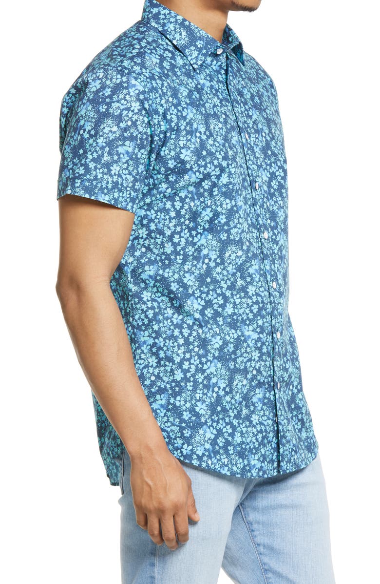 Rodd & Gunn Havelock North Floral Short Sleeve Button-Up Shirt ...