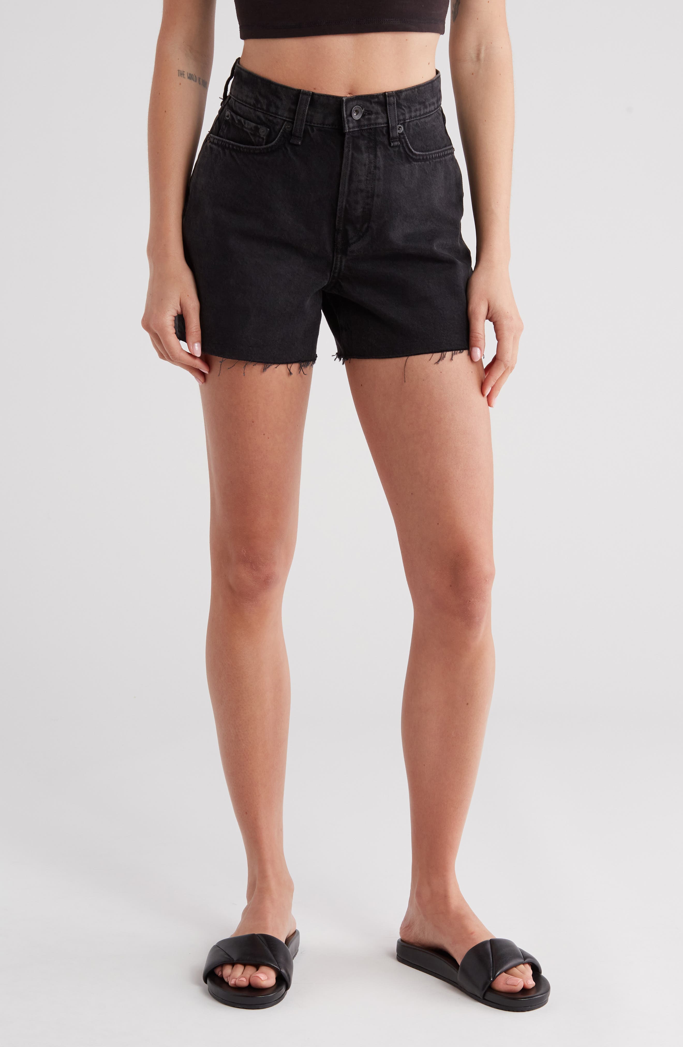 rag & bone Maya High Waist Denim Shorts | Nordstromrack