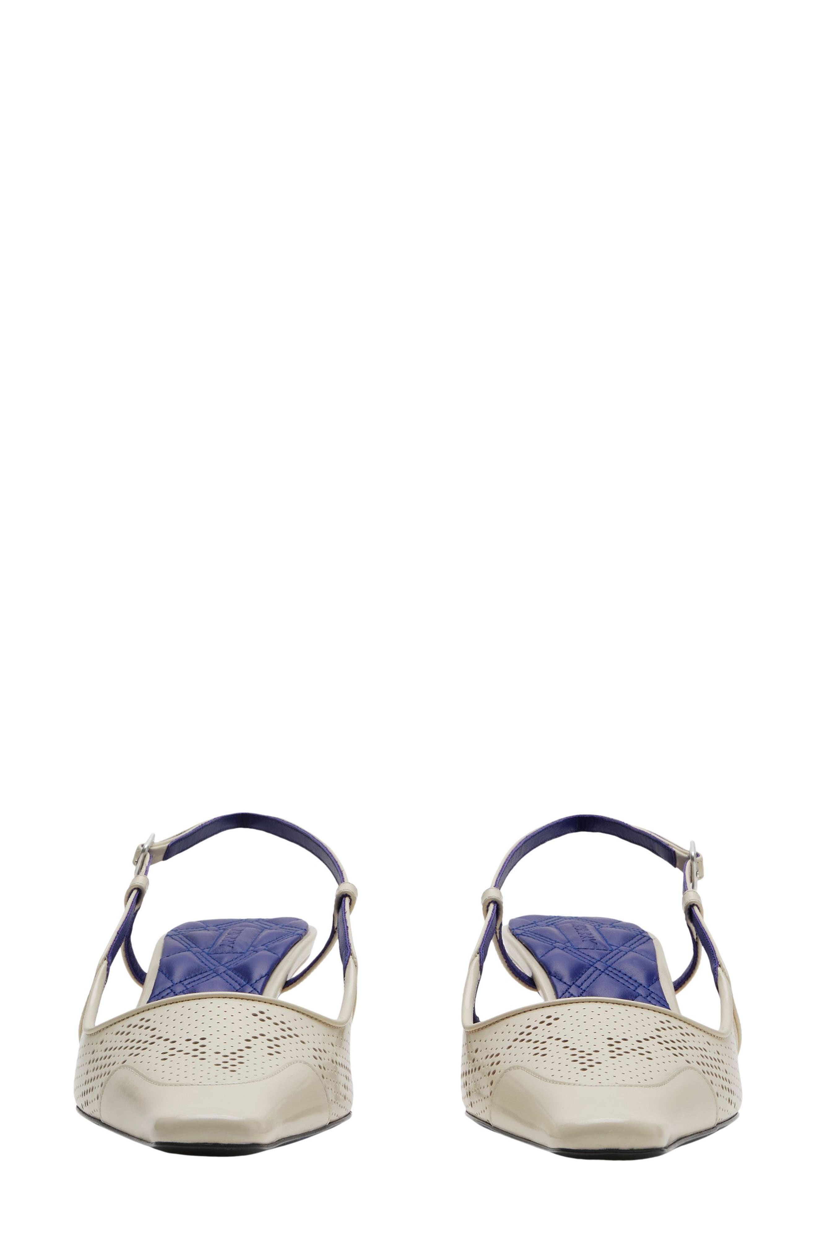 Chisel Square Toe Kitten Heel Slingback Sandal (Women) | Nordstromrack