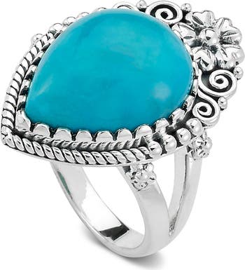 SAMUEL B. Sterling Silver Kingman Turquoise Ring | Nordstromrack