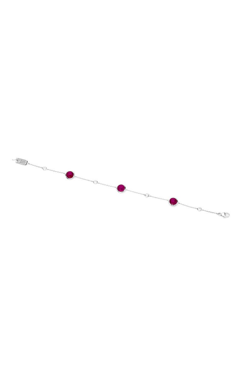 Ippolita Sterling Silver Rain 3 Stone Lollipop Bracelet with Diamonds ...
