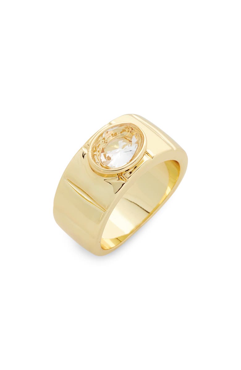 Covet Oval Stone Band Ring | Nordstromrack