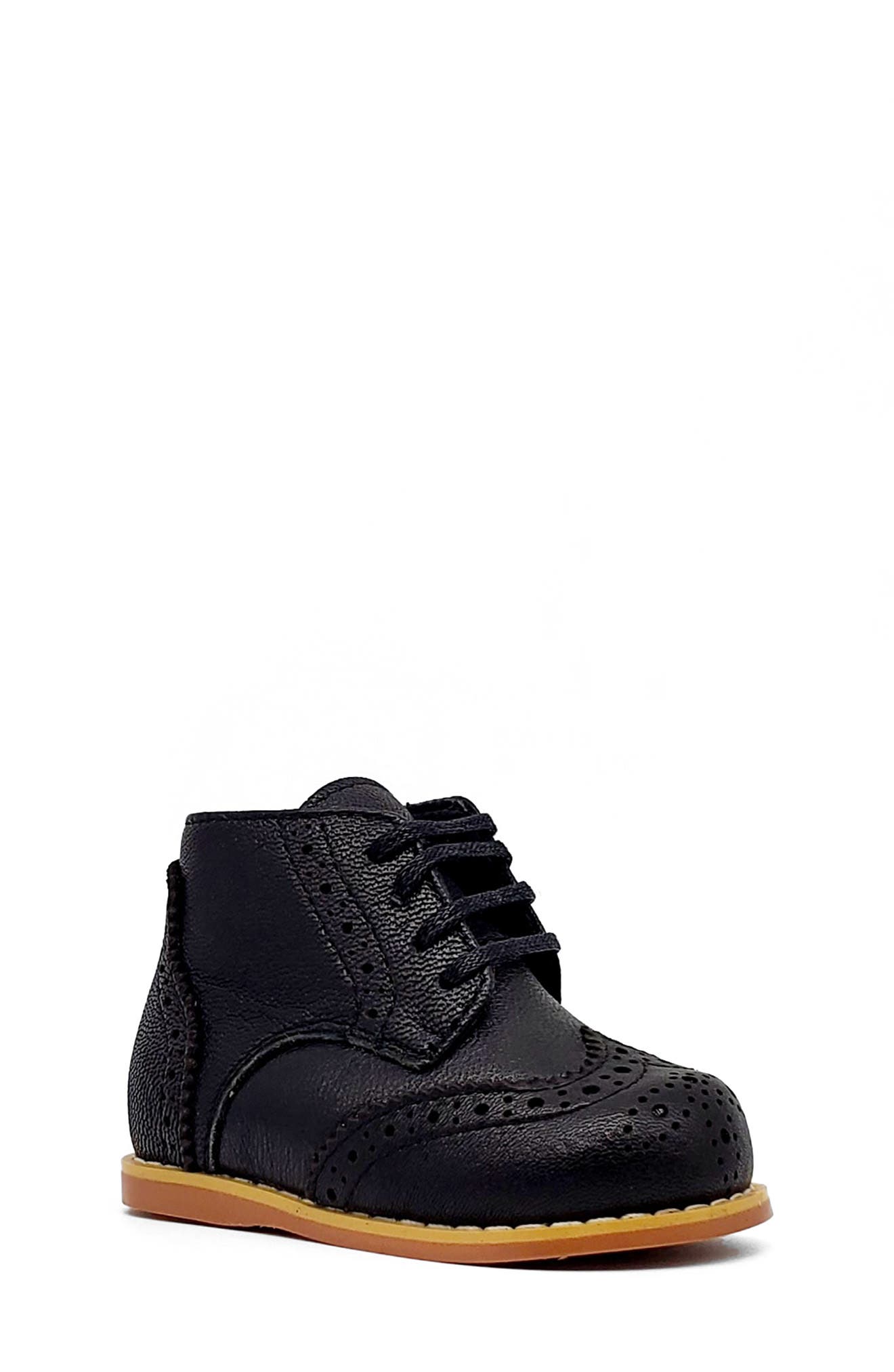 TIPPY TOTS SHOES Kids' Classic Brogue Boot | Nordstrom