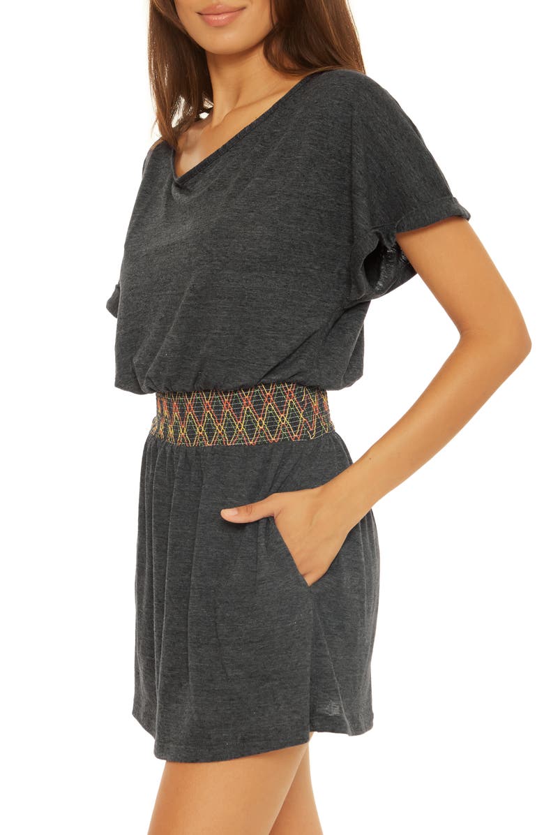 Soluna Sunset Smocked Waist Pocket Cover-Up Dress | Nordstromrack