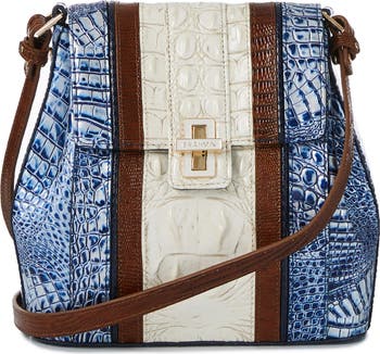 Brahmin Margo Croc Embossed Leather Crossbody Bag | Nordstrom