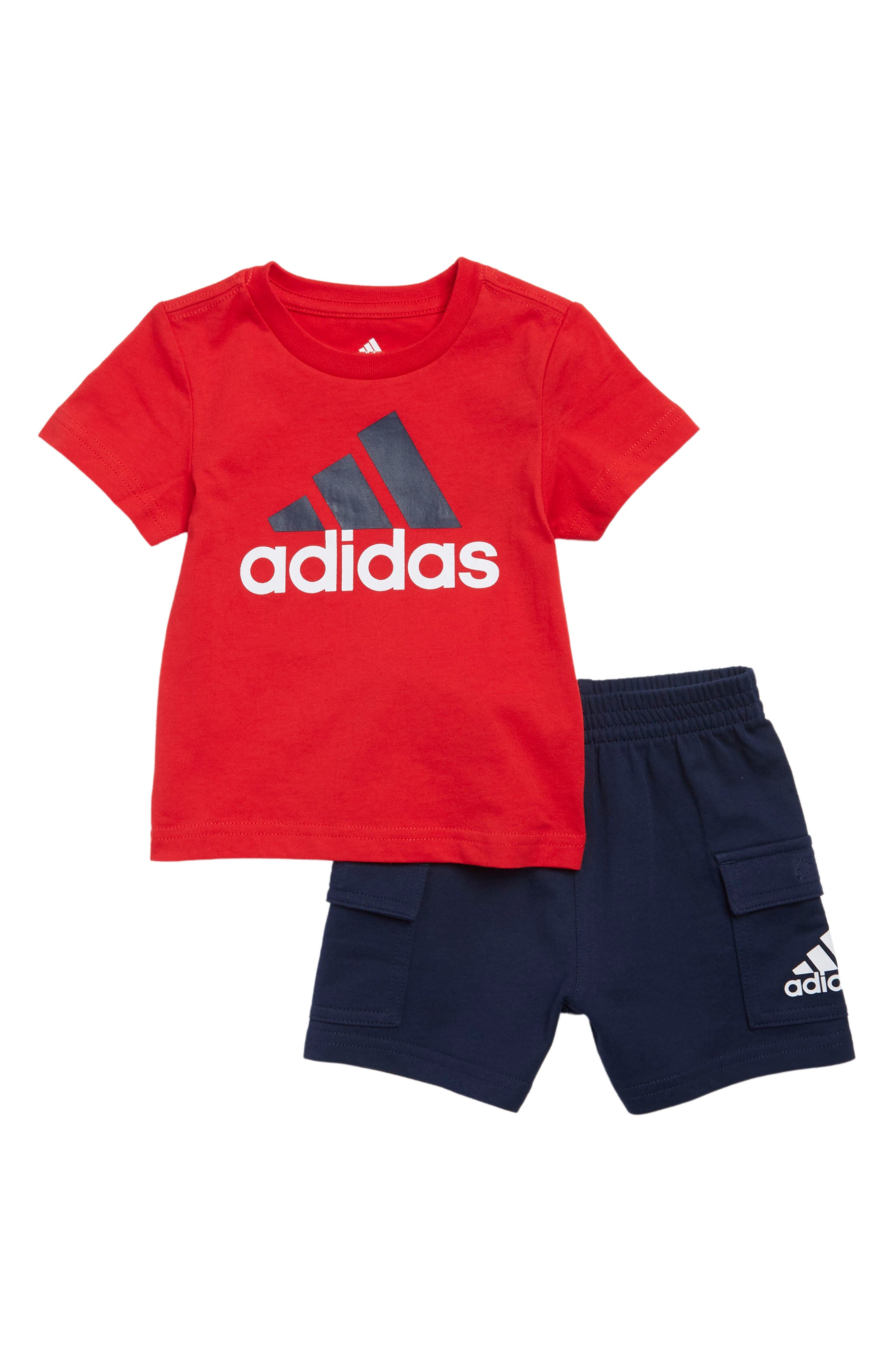 adidas Cotton Graphic T-Shirt & Shorts Set | Nordstromrack