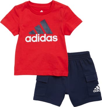 adidas Cotton Graphic T-Shirt & Shorts Set | Nordstromrack