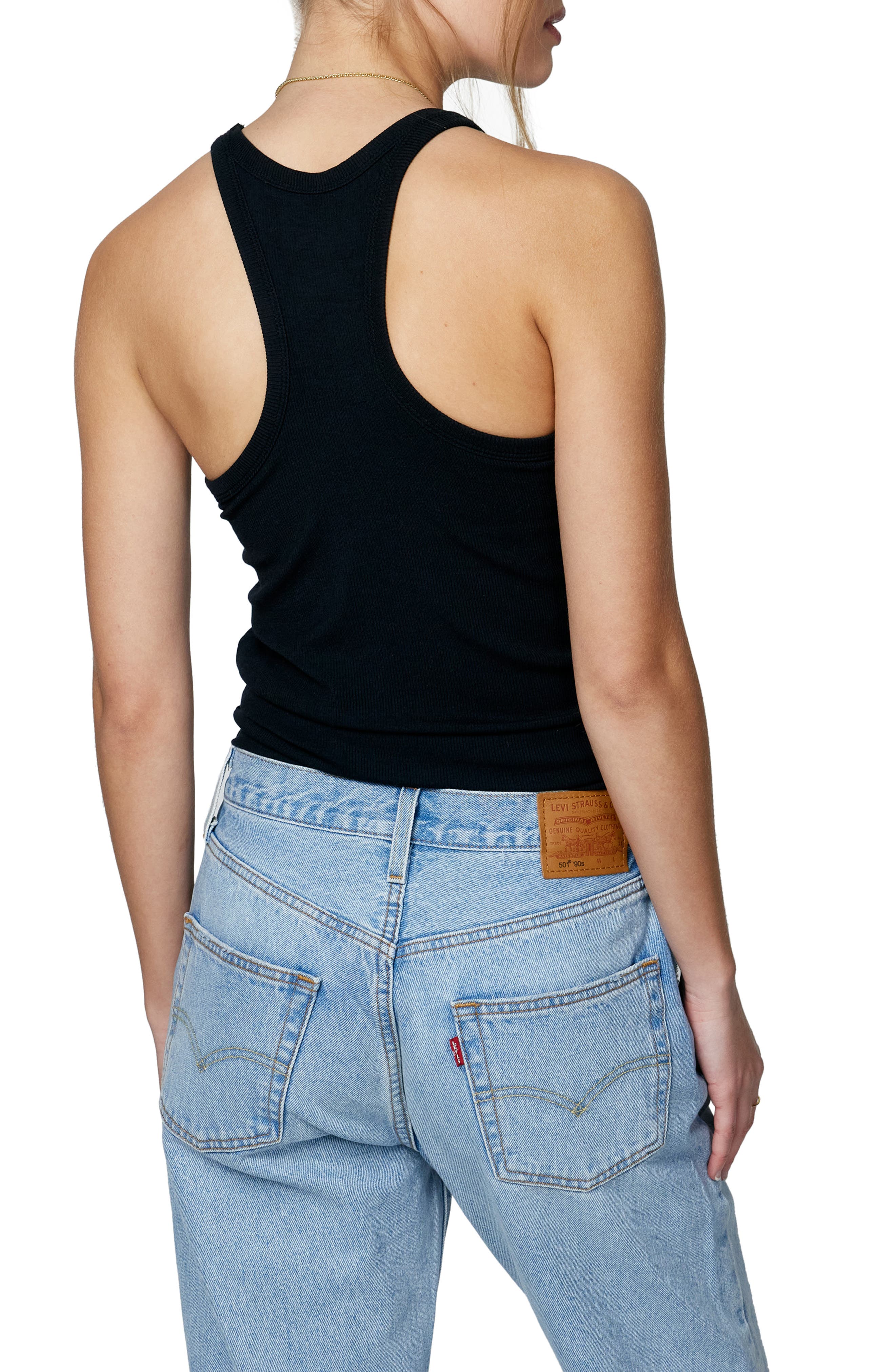 Spiritual Gangster Slim Stretch Modal Rib Tank | Nordstromrack