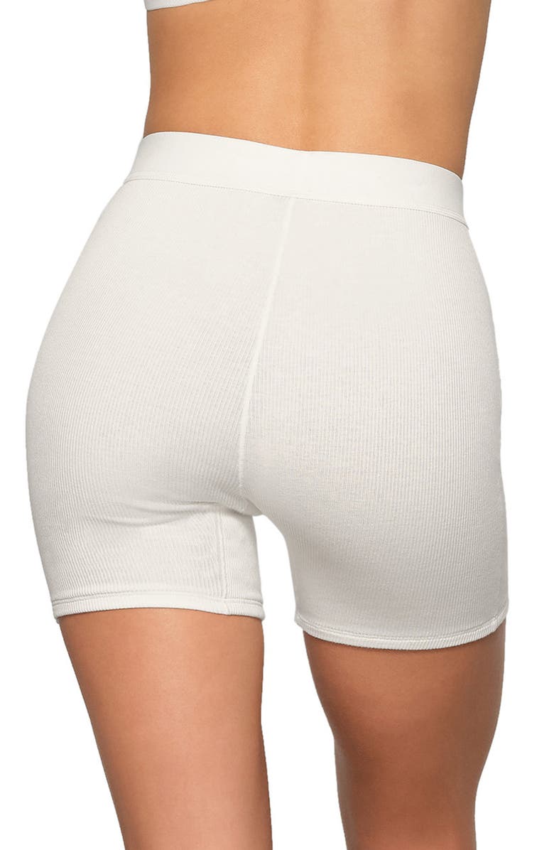 SKIMS Stretch Cotton Rib Boxers | Nordstrom