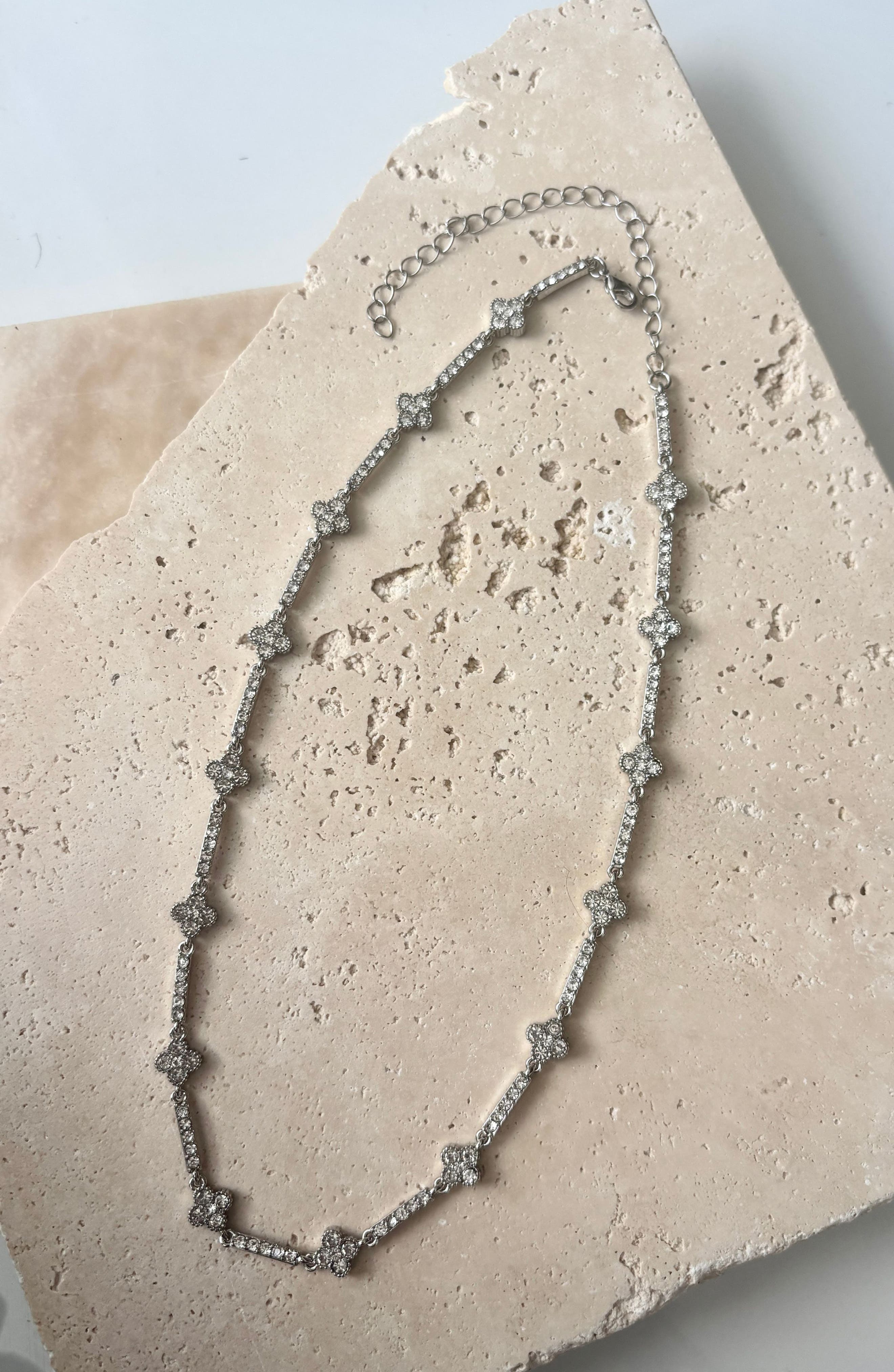 Adornia Crystal Clover Necklace | Nordstromrack