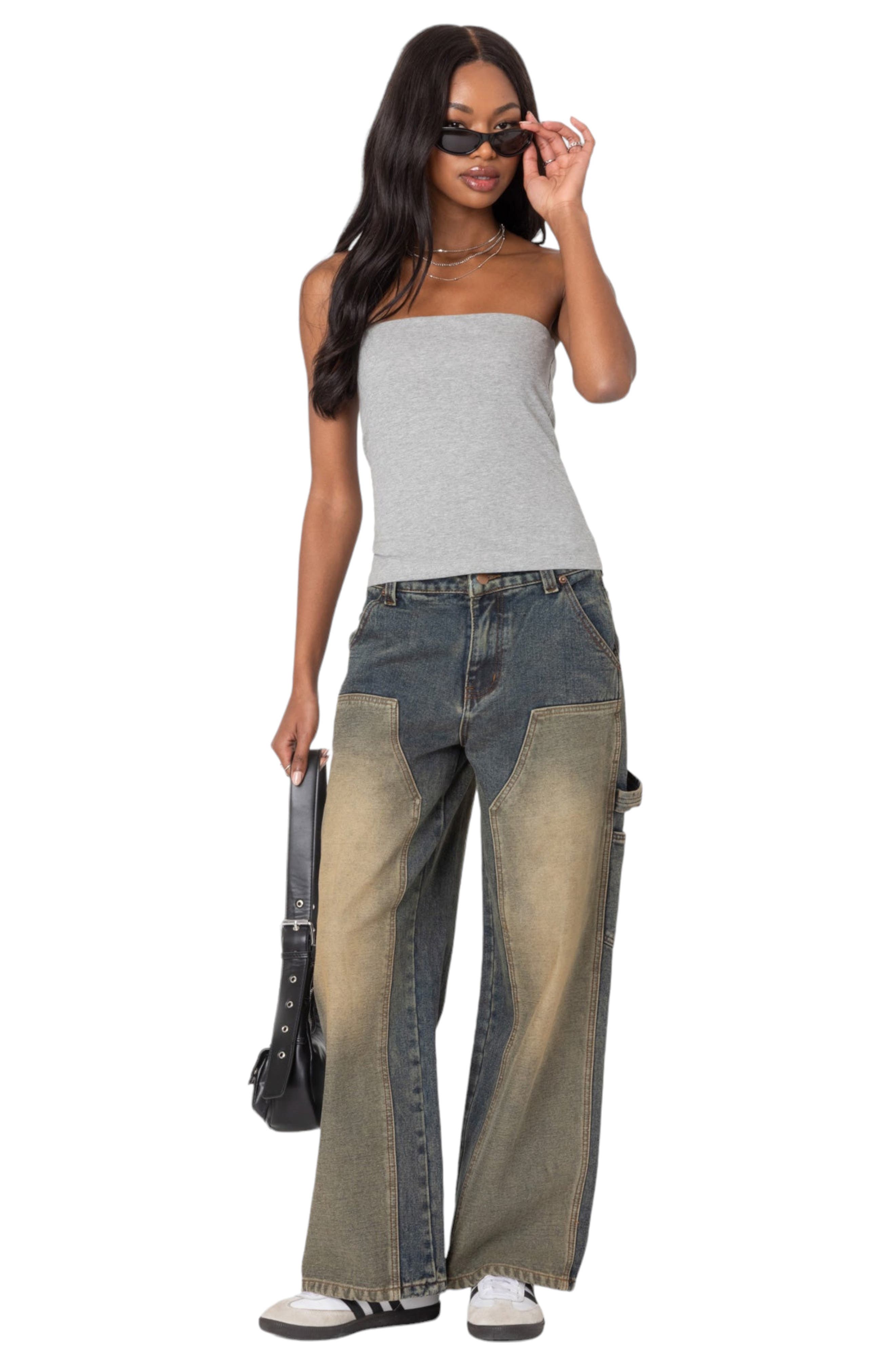 EDIKTED Stretch Cotton Tube Top | Nordstrom