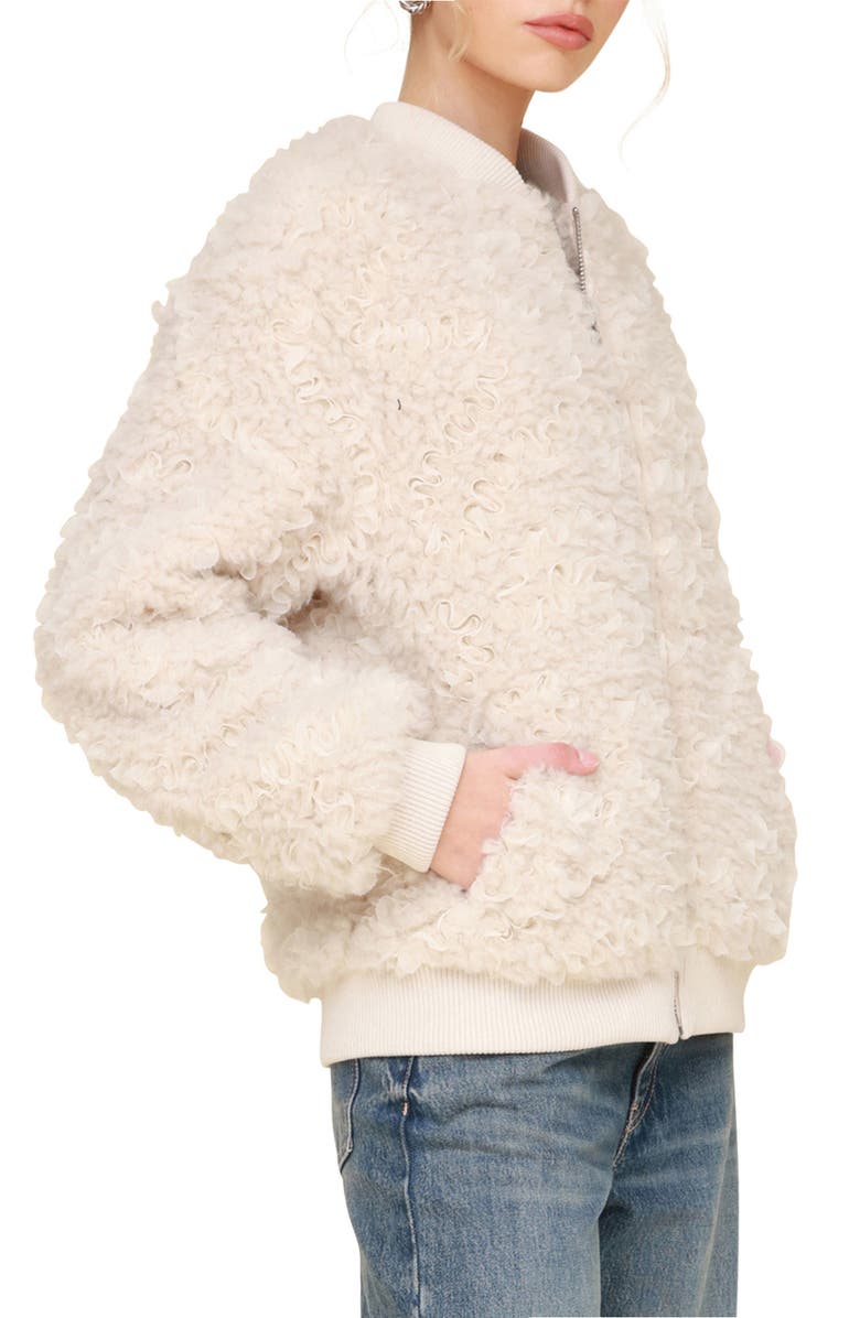 Avec Les Filles Oversize Faux Shearling Bomber Jacket | Nordstromrack