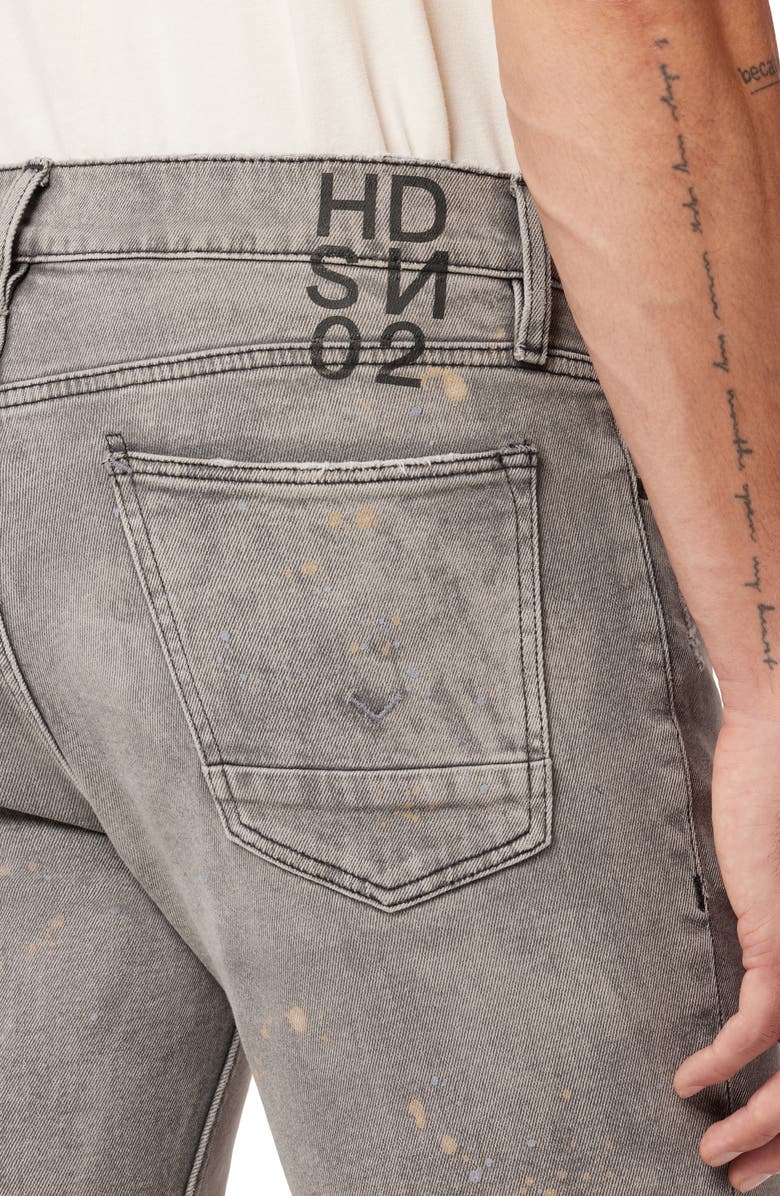 Hudson Jeans Zack Paint Splatter Skinny Jeans | Nordstromrack