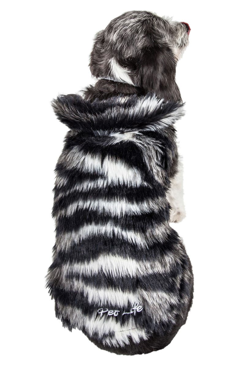 PET LIFE LUXE 'Chauffurry' Beautiful Designer Zebra Patterned Faux Fur ...