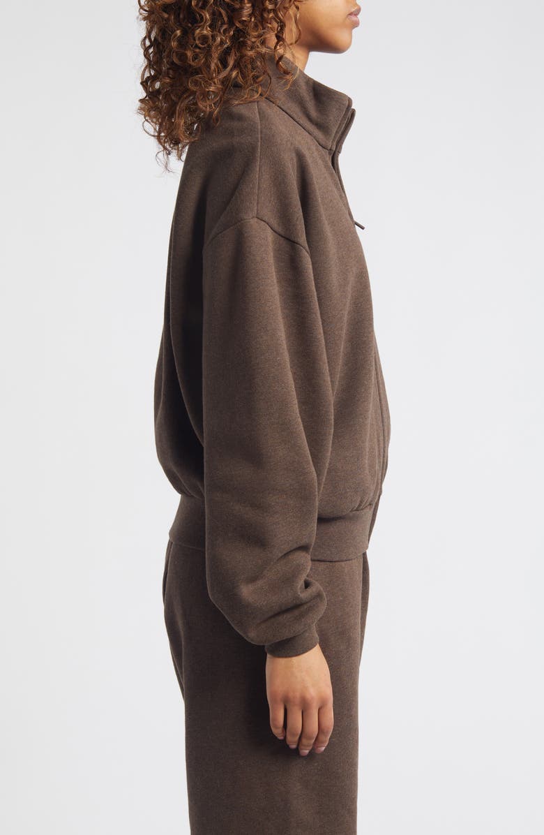 Fear of God Essentials Cotton Blend Zip-Up Jacket | Nordstromrack