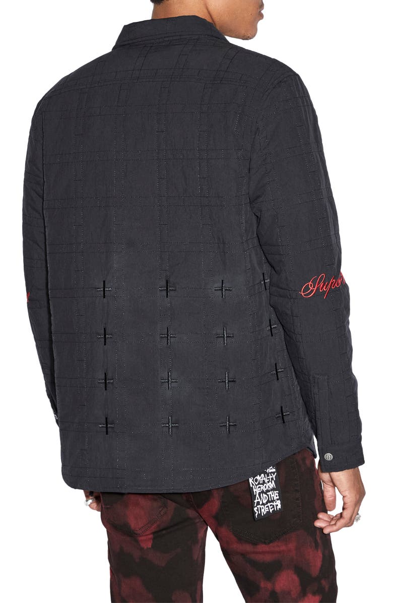 Ksubi Pixel Quilted Button-Up Shirt | Nordstromrack