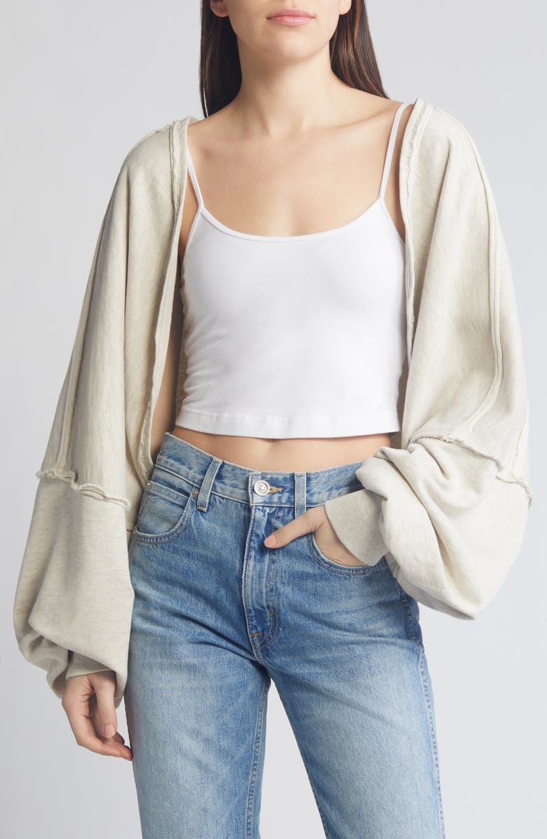 Free People Shrug It Off Long Sleeve Cotton Shrug Sweater | Nordstrom