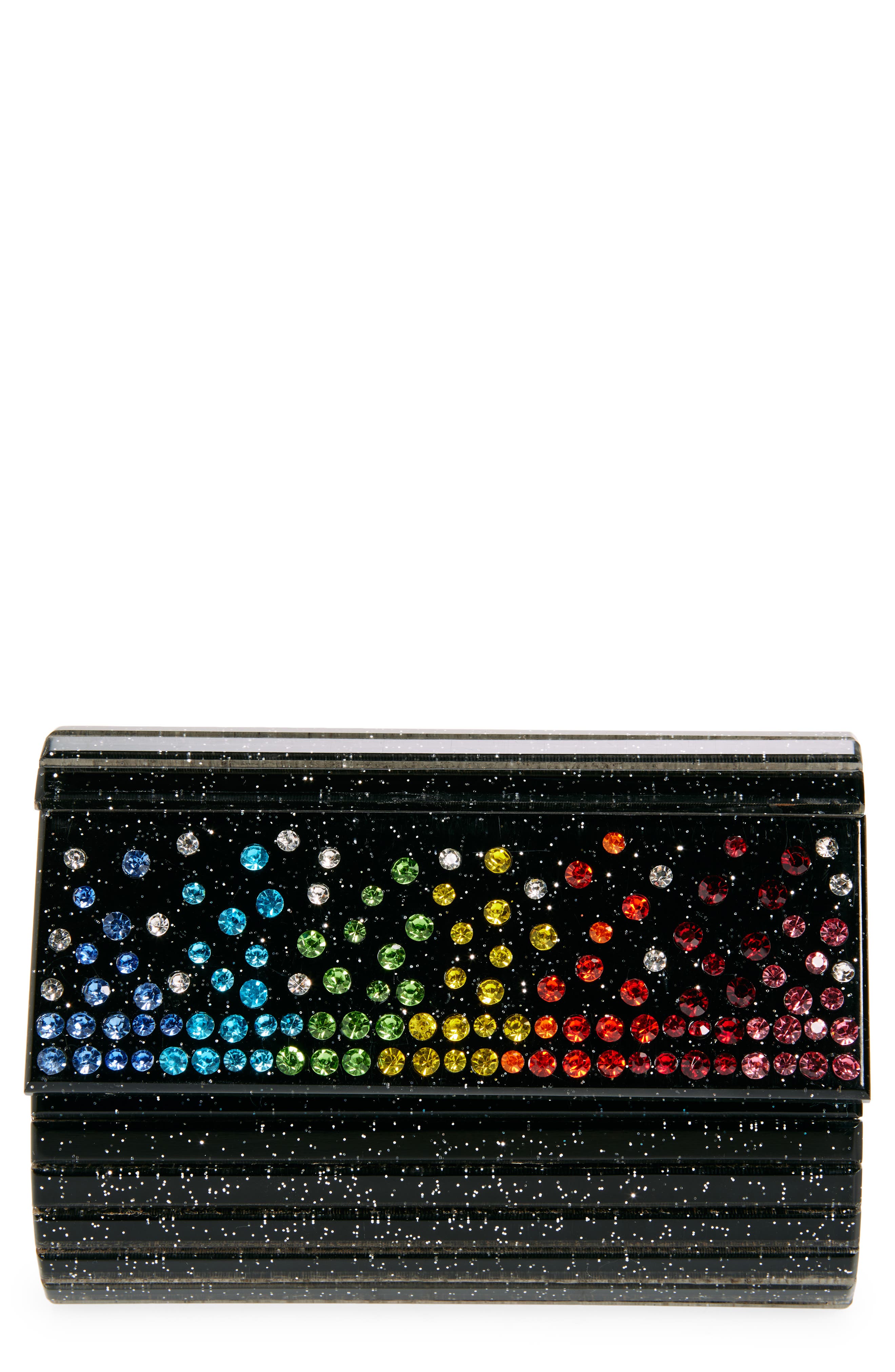 Kurt Geiger London Rainbow Crystal Mini Party Clutch | Nordstromrack
