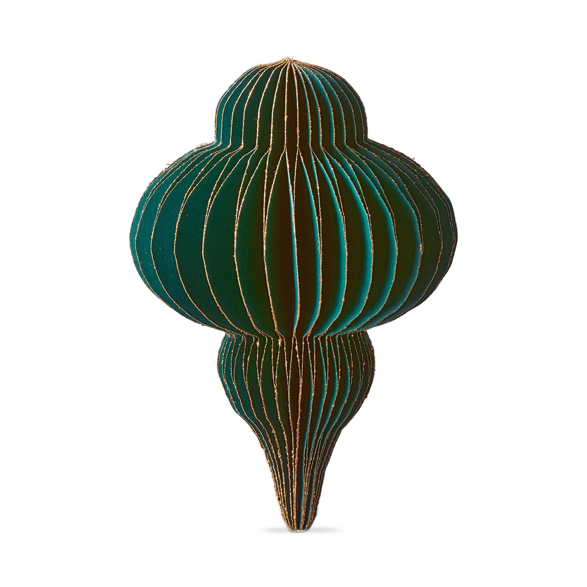 tag Glimmer Paper Finial Decor Green Tree Ornaments Holiday | Nordstrom