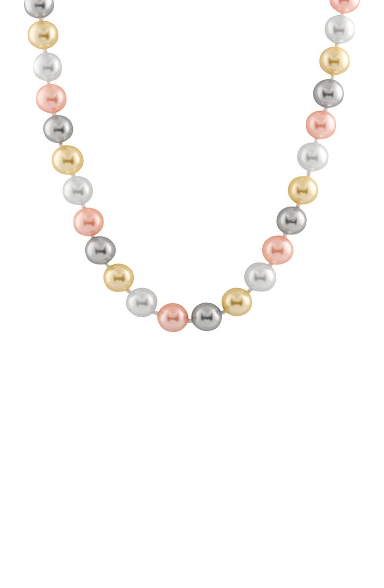 SPLENDID PEARLS 12-13mm Multicolor Shell Pearl Necklace | Nordstromrack