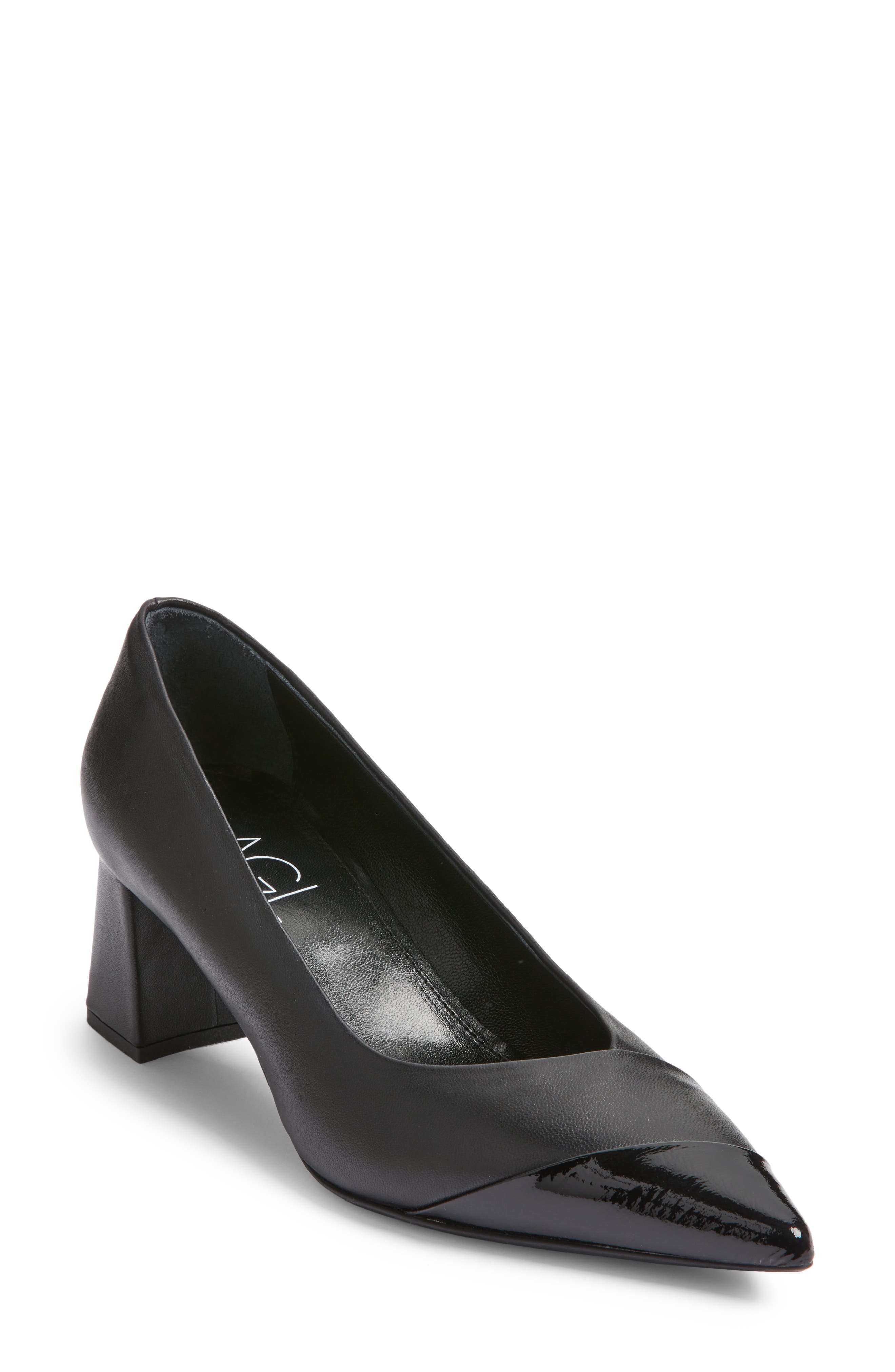 AGL Stefy Block Heel Pointed Toe Pump (Women) | Nordstromrack