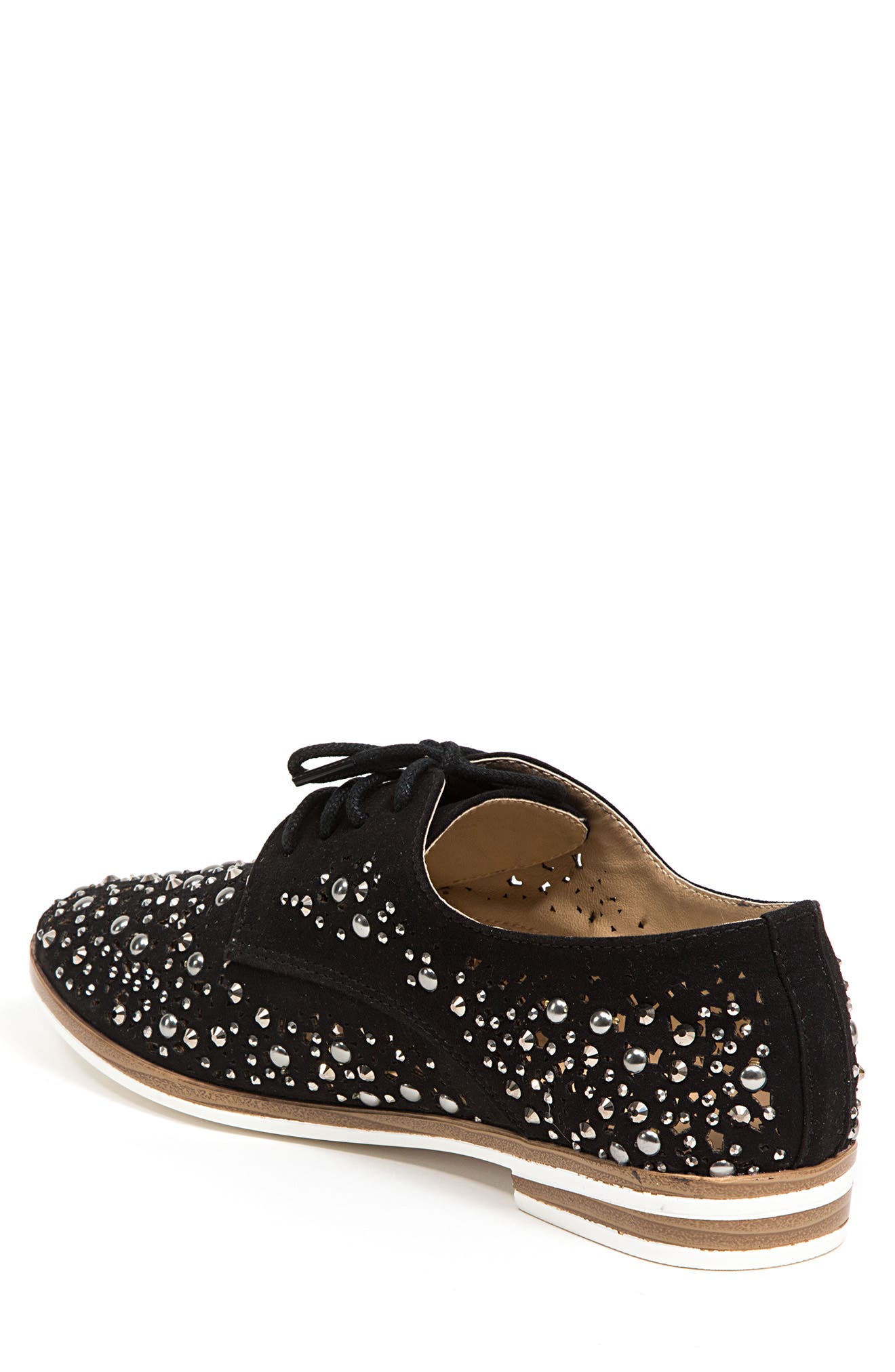 CHIC BY LADY COUTURE Abby Metallic Crystal Embellished Derby (Women ...