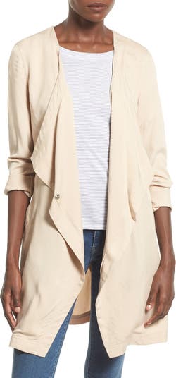 Thread & Supply 'Kerrigan' Drape Front Trench Coat | Nordstrom