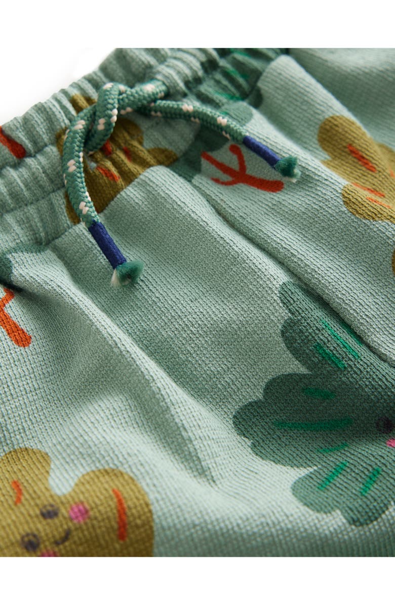 Mini Boden Kids' Leaf Print Cotton Sweatpants | Nordstromrack