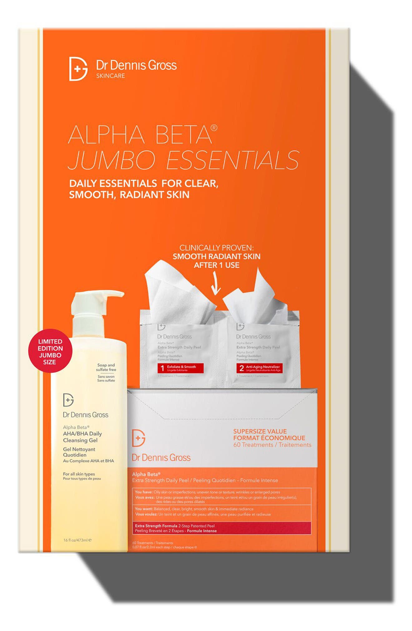 Dr. Dennis Gross Skincare Alpha Beta® AHA/BHA Daily Cleansing Gel ...
