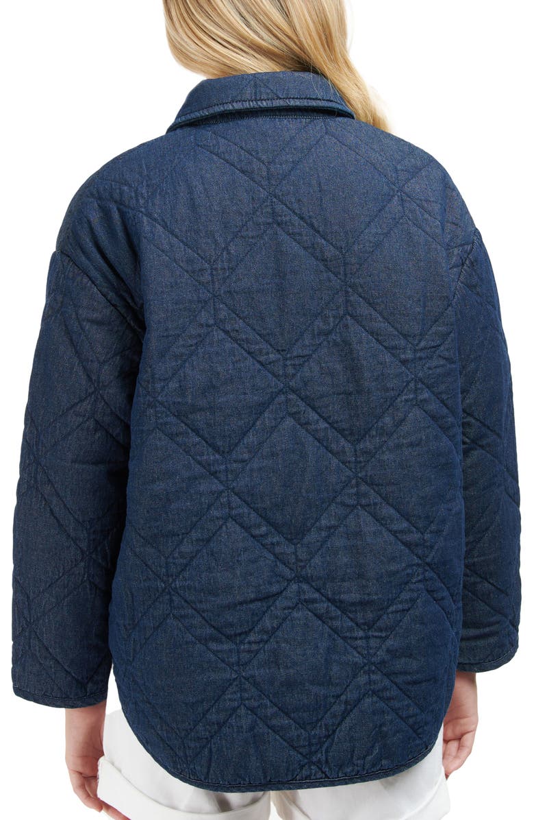 Barbour Barrhead Denim Quilted Shirt Jacket | Nordstromrack