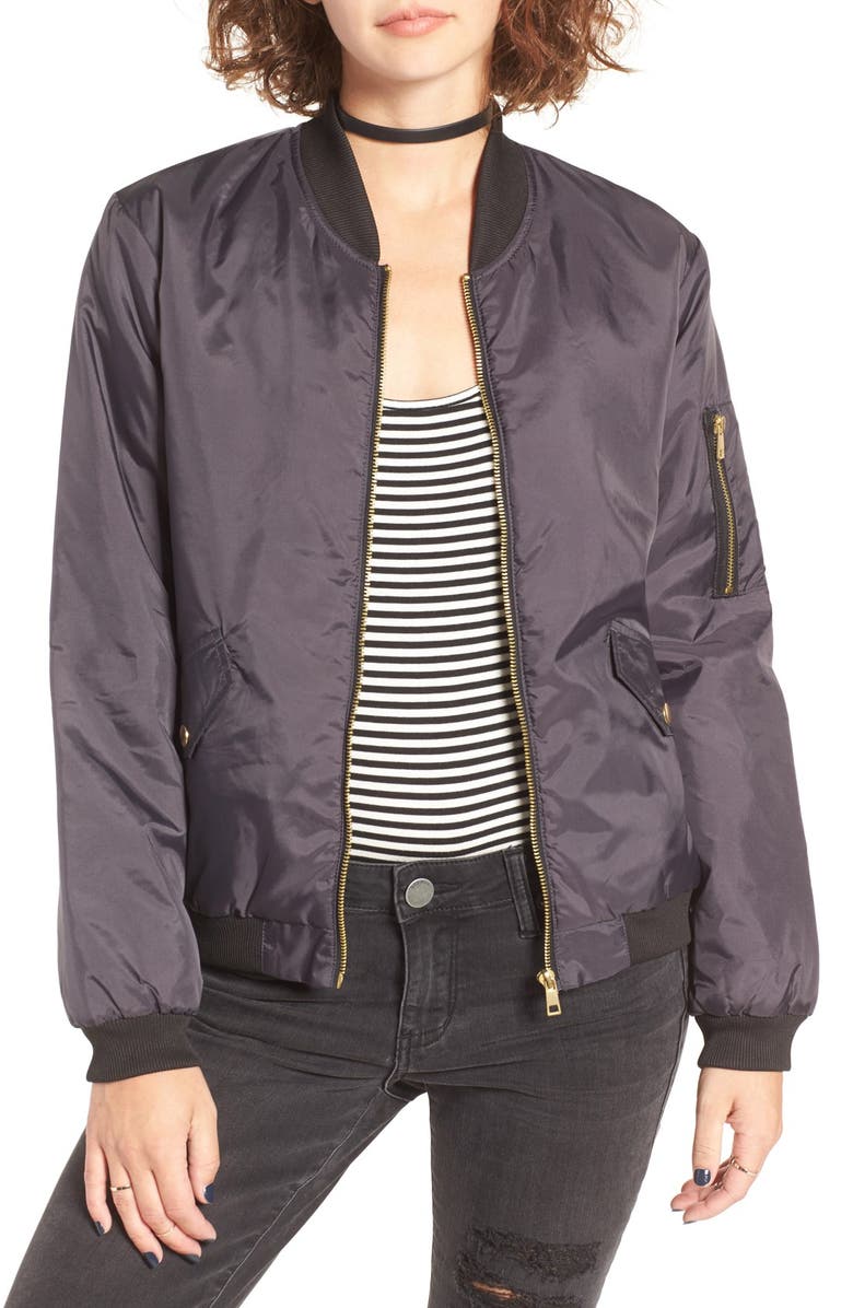Love, Fire Fire Nylon Bomber | Nordstrom