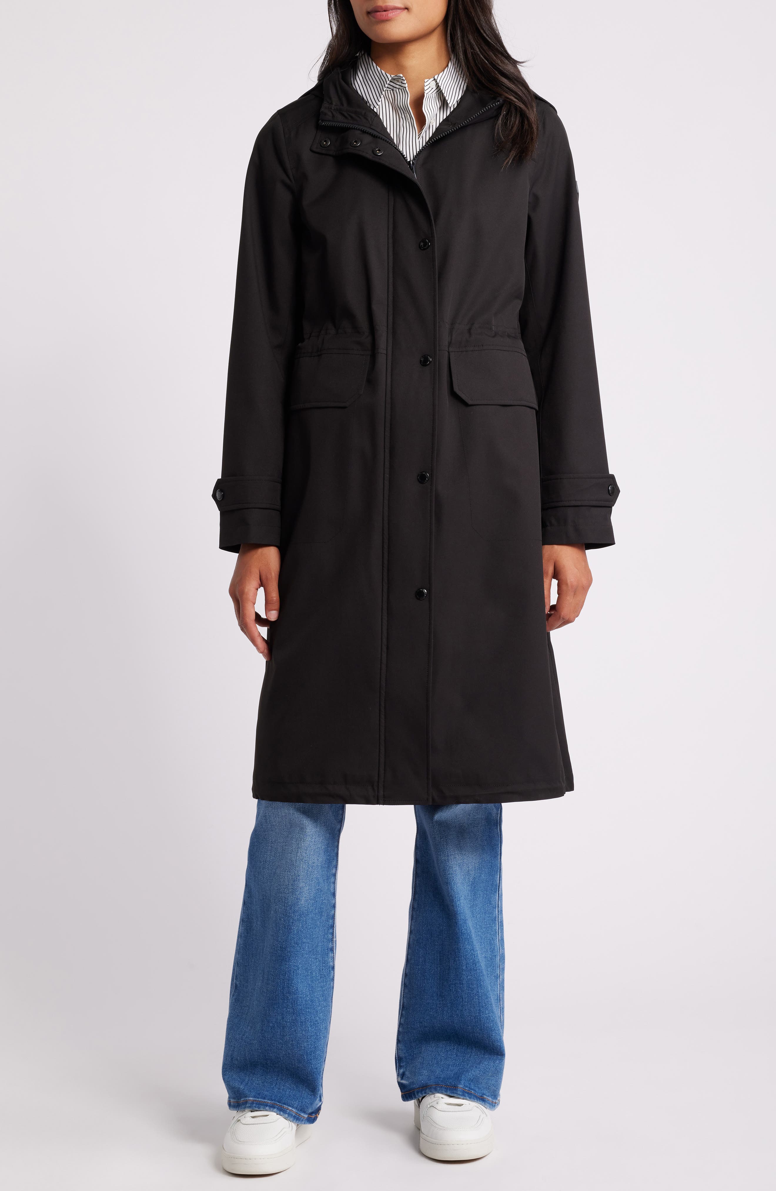 Sam Edelman Hooded Longline Coat | Nordstrom