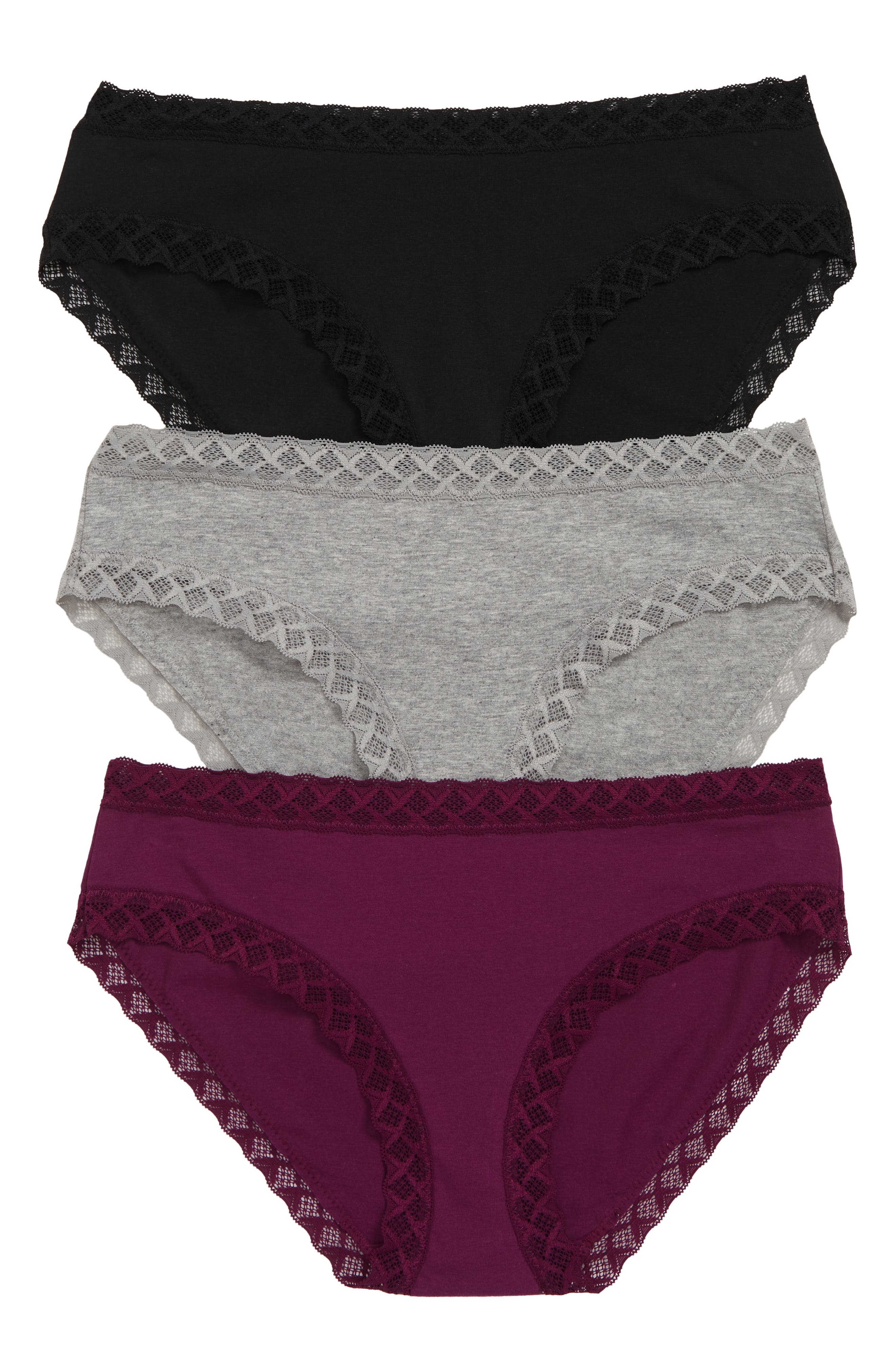 Natori Bliss 3-Pack Cotton Blend Briefs | Nordstromrack