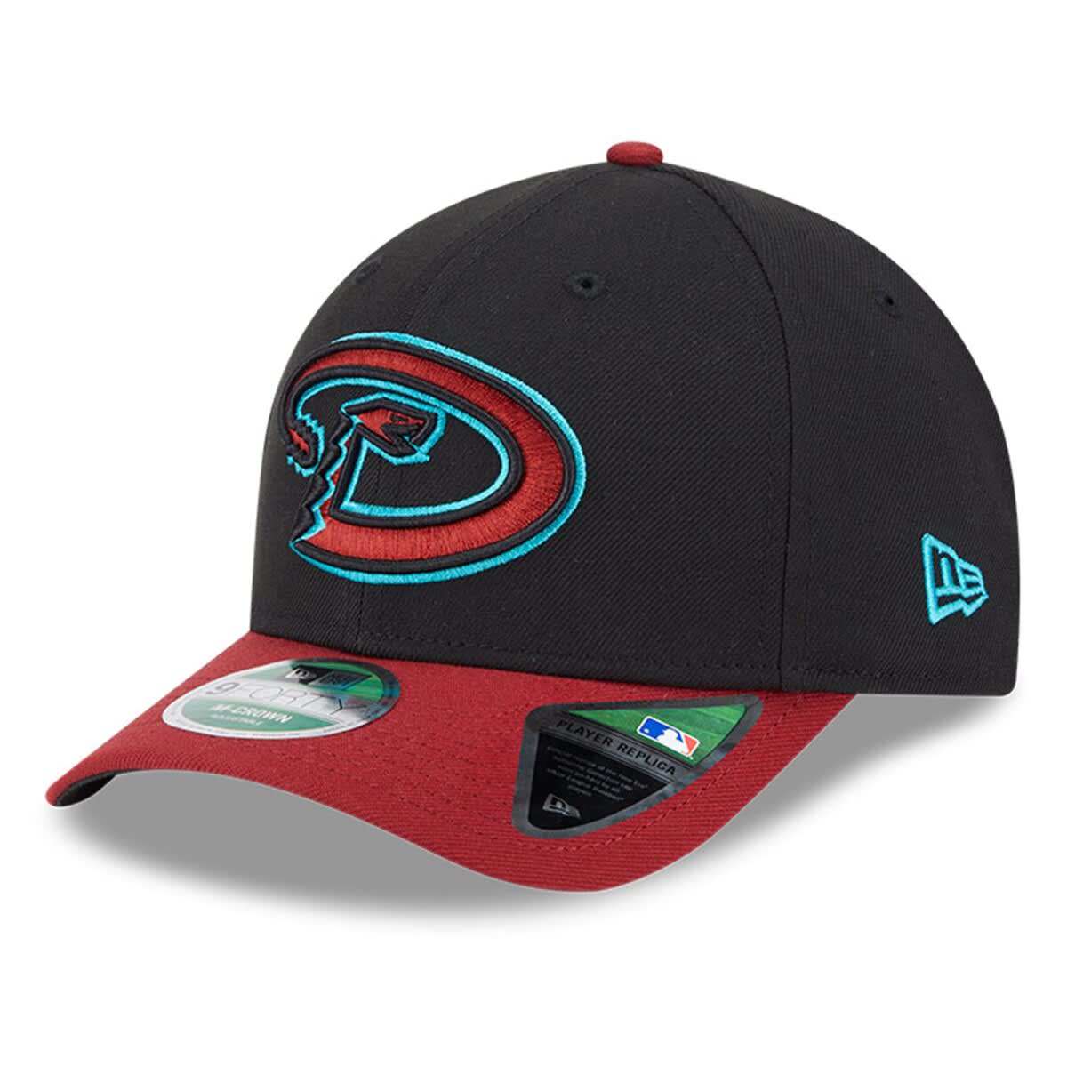 New Era Men's New Era Black/Red Arizona Diamondbacks Player Replica ...
