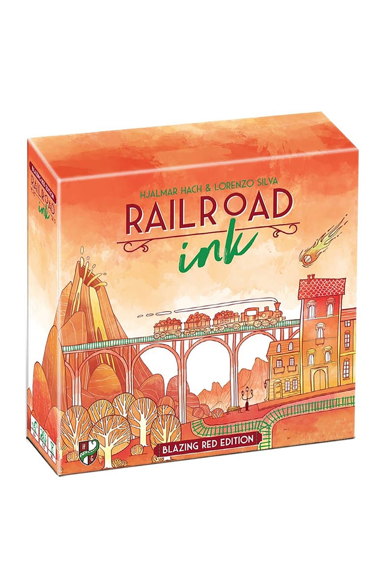 Horrible Games Fitz Games Railroad Ink Blazing Red Strategy Board Game ...