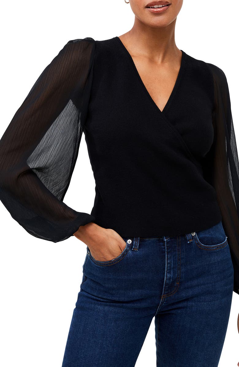 French Connection Mozart Melondy Long Sleeve Top | Nordstromrack
