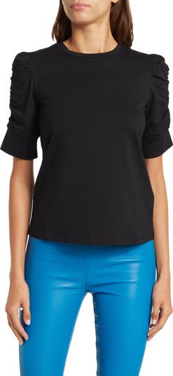 Walter Baker Skippy Ruched Sleeve T-Shirt | Nordstromrack