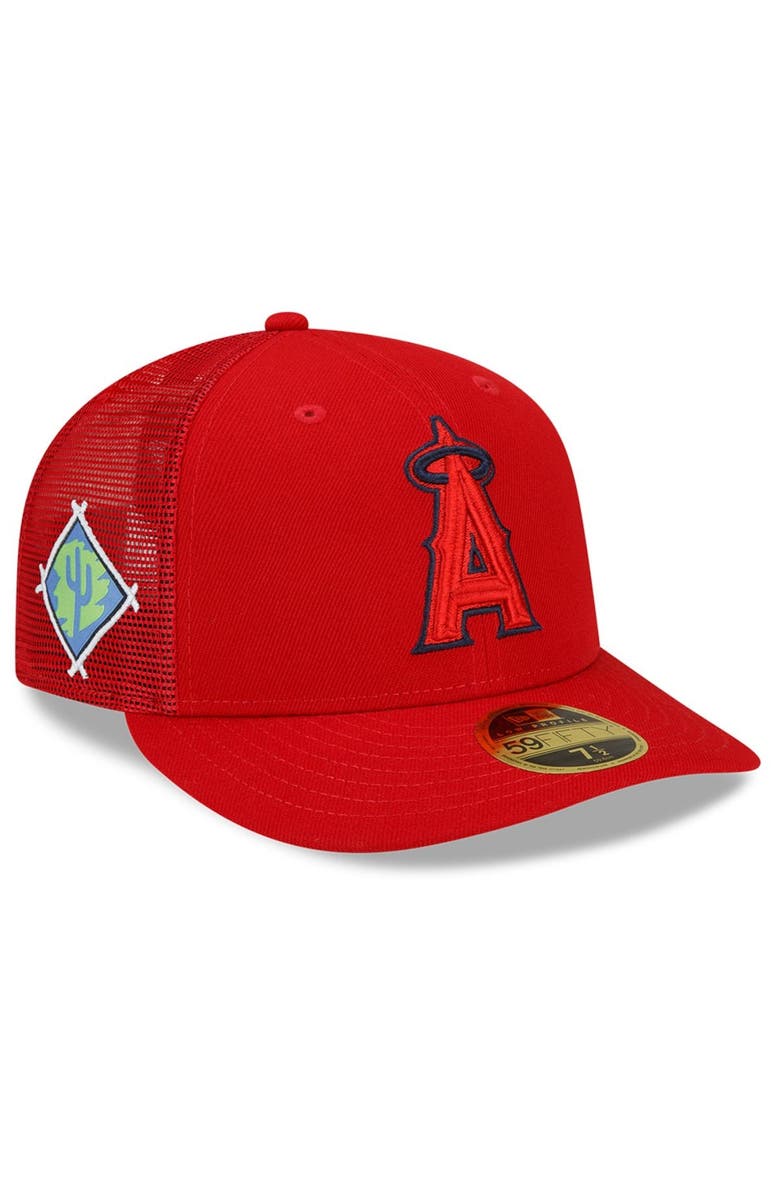 New Era Men's New Era Red Los Angeles Angels 2022 Spring Training Low ...